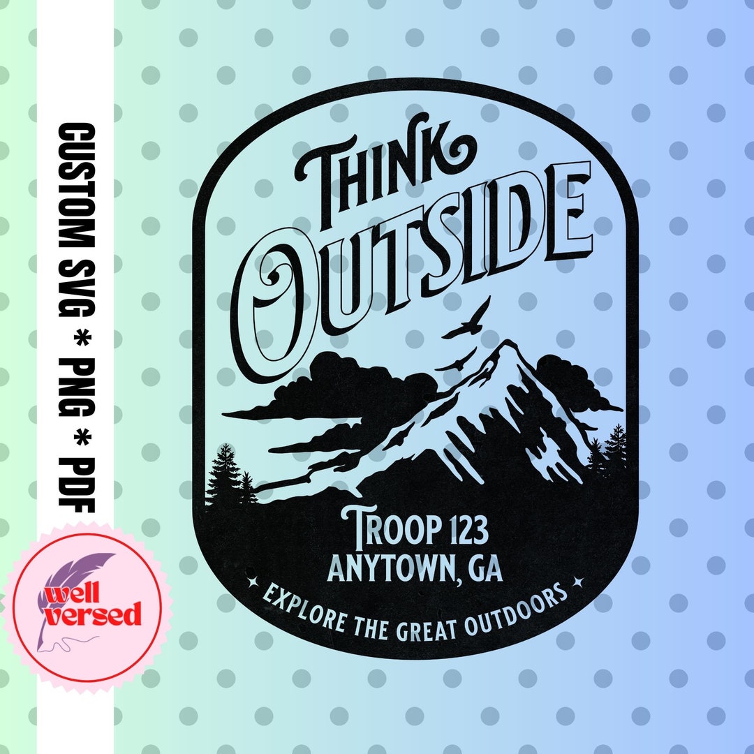 Scout SVG, PNG, Pdf for Boy, Girl, Cub, Boy, T-shirts, Stickers ...