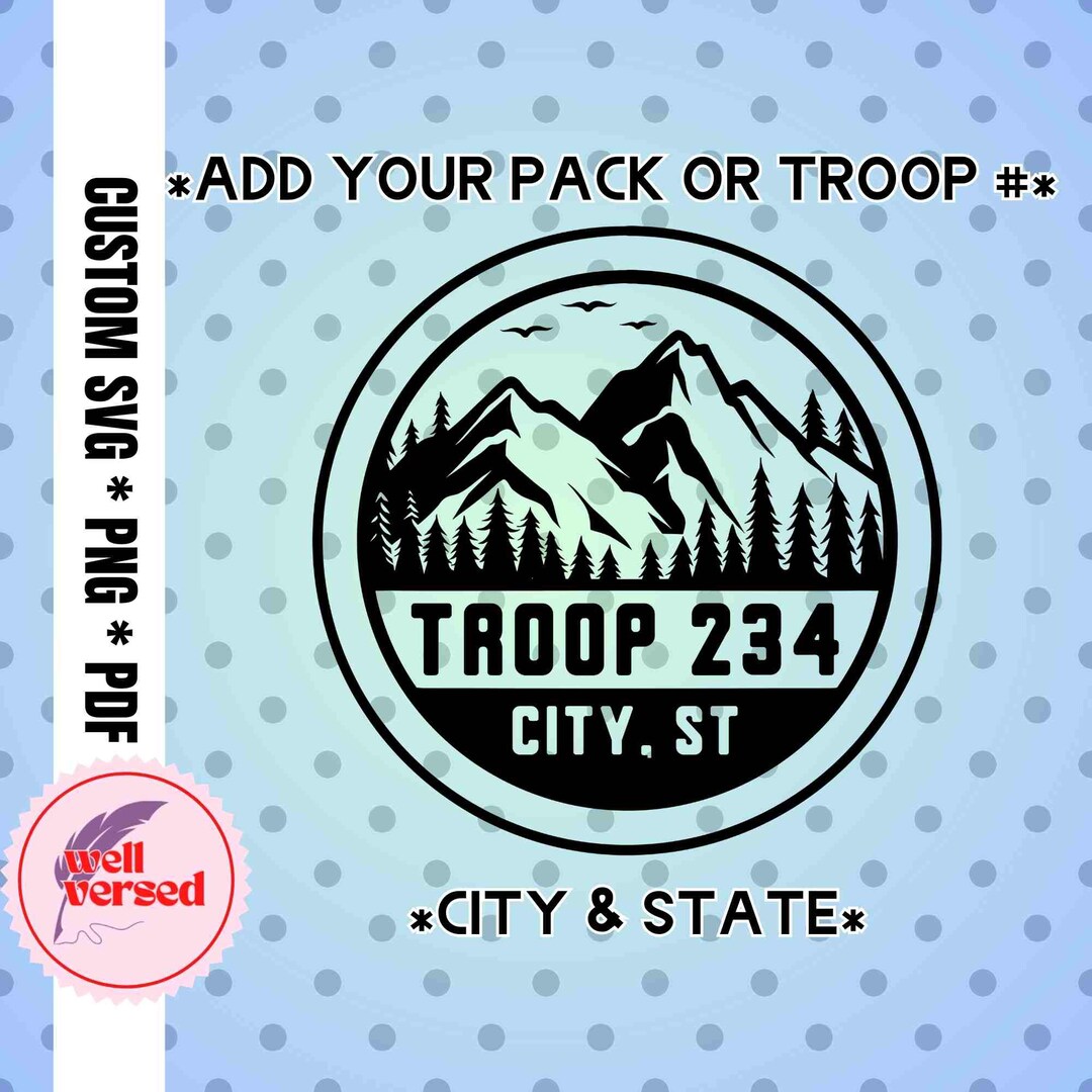 Scout SVG, PNG, Pdf for Boy, Girl, Cub, T-shirts, Stickers, Posters ...