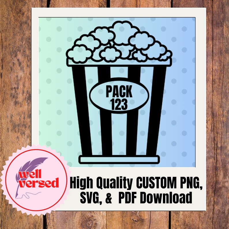CUBSCOUT SVG, PNG, Pdf Cub Scout Popcorn, Cub, T-shirts, Stickers ...
