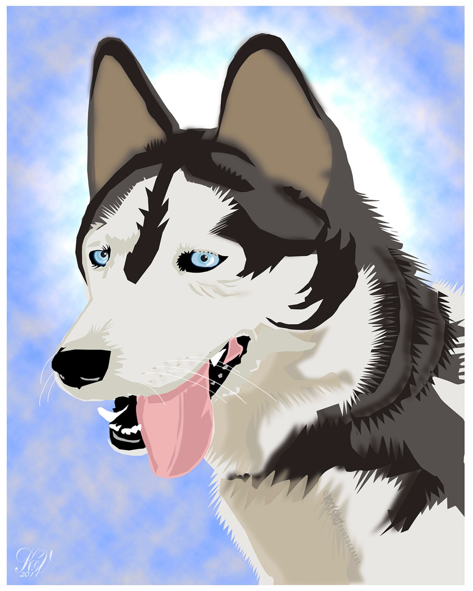 You Need This so Mush Siberian Husky Custom Dog Art Print - Etsy