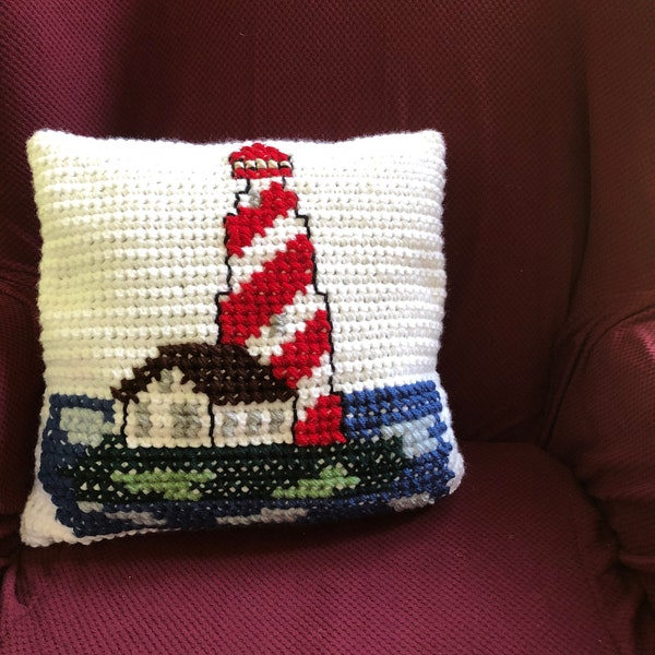 Lighthouse Afghan Crochet Pattern - Etsy