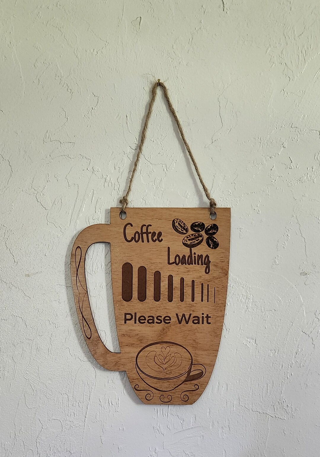 Coffee Sign for Hanging in Coffee Bar With Funny Saying Sign With ...