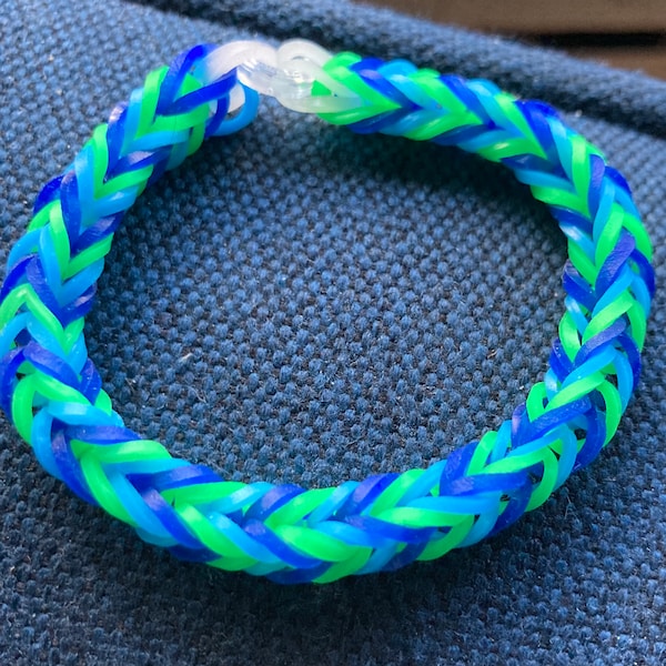 Rainbow Loom Bracelet - Etsy