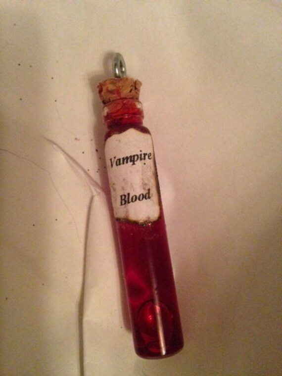 Vampire Blood in a Bottle - Etsy