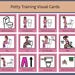 Potty Training Visual Cards for Girls: Autism & ASD Communication (PDF ...