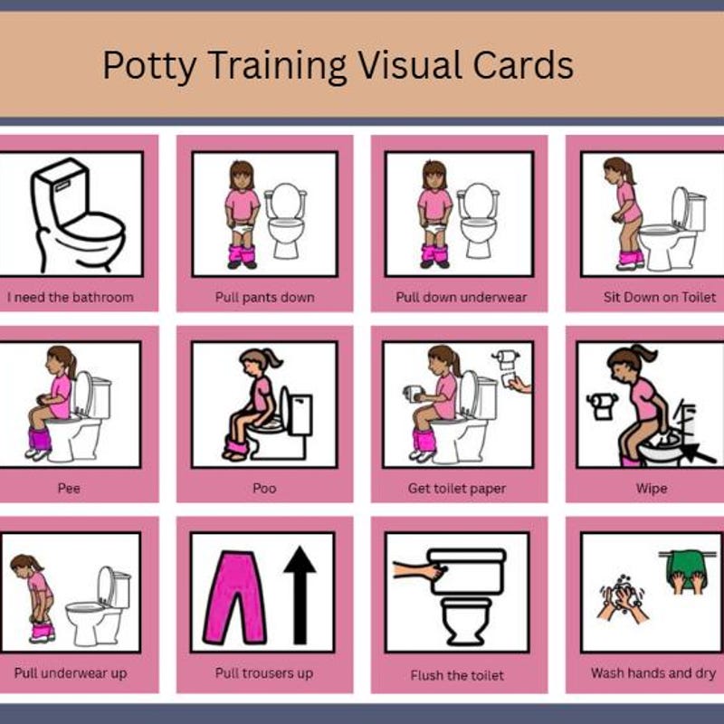 Pecs Communication Cards Bathroom - Etsy