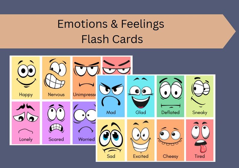 PECS / Flashcards for SEN ASD Emotions & Feelings / Autism / Cards - Etsy