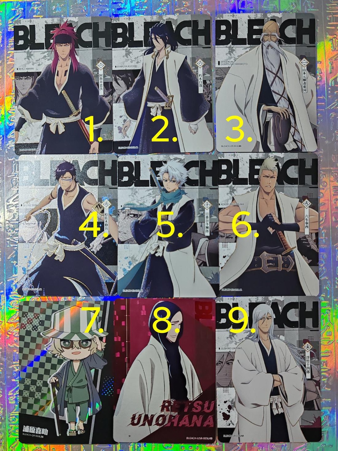 Bleach Card Holo Full Art - Etsy