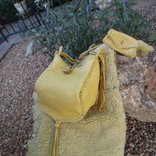 Buckskin Leather Bag - Etsy