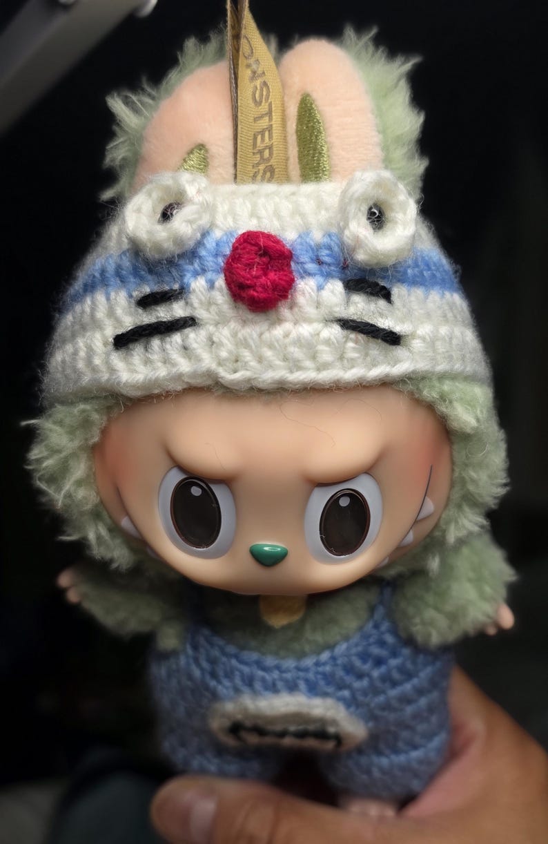 Doraemon Outfits for Labubu V1 (labubu is Not Included) / Perfect Gift ...
