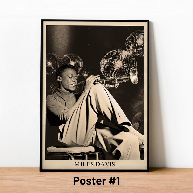 Miles Davis Poster - Etsy