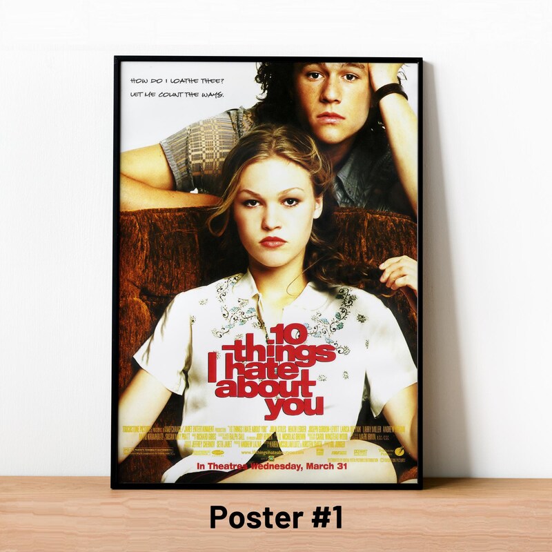 Ten Things I Hate About You Poster - Etsy