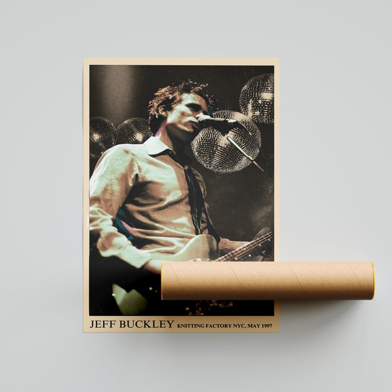 Jeff Buckley Poster, Knitting Factory NYC 1997 Concert Print, Vintage ...