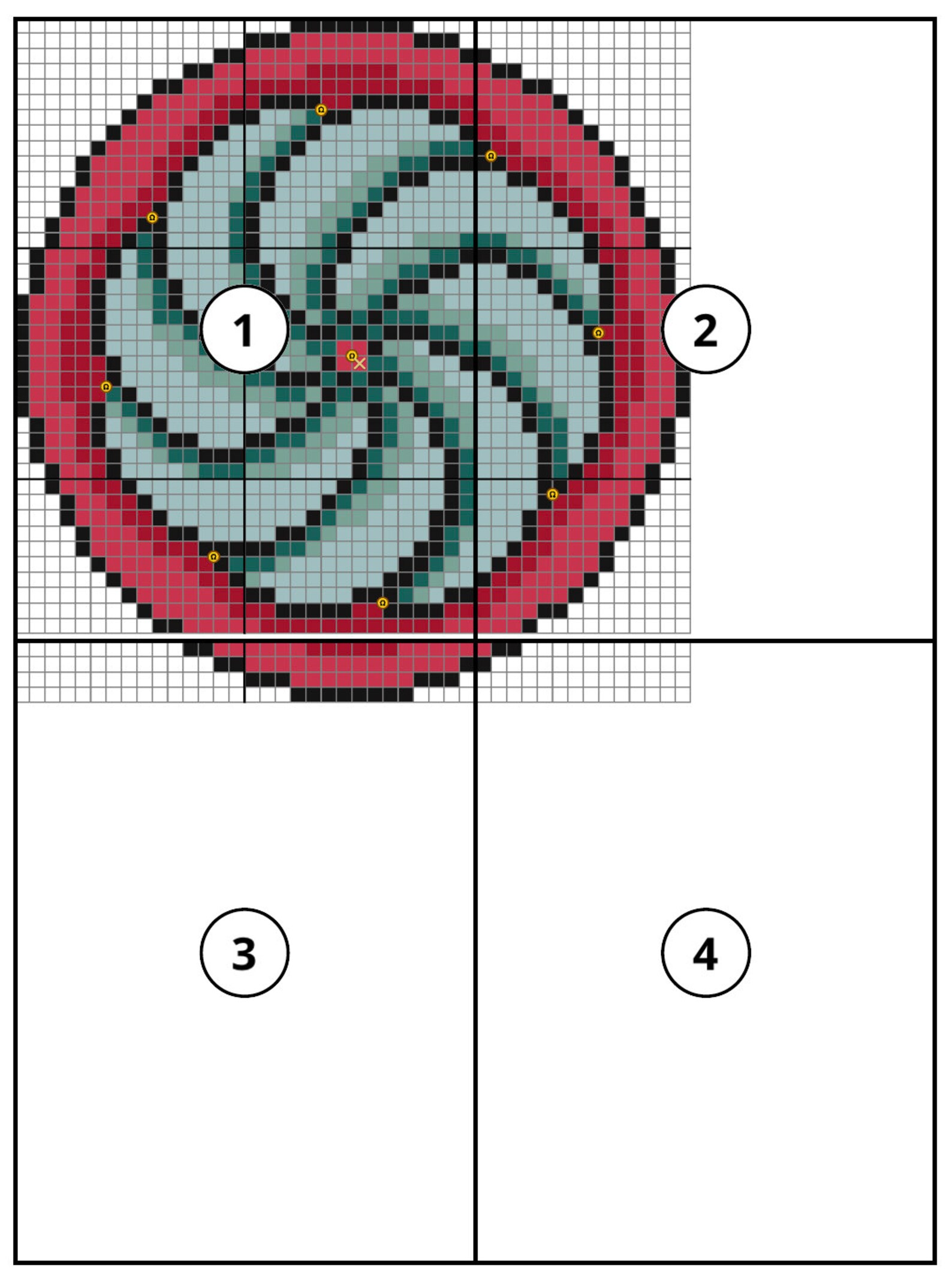 Arevakhach Armenian Eternity Sign Cross Stitch Pattern - Etsy