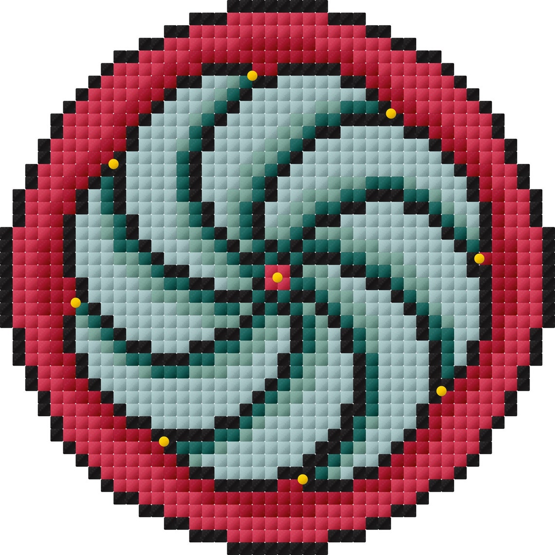 Arevakhach Armenian Eternity Sign Cross Stitch Pattern - Etsy