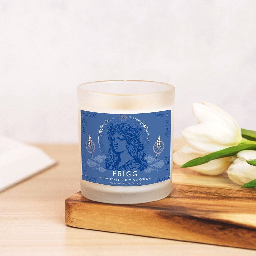 Frigg, Norse Goddess of Marriage and Divine Queen 11oz Frosted Glass ...