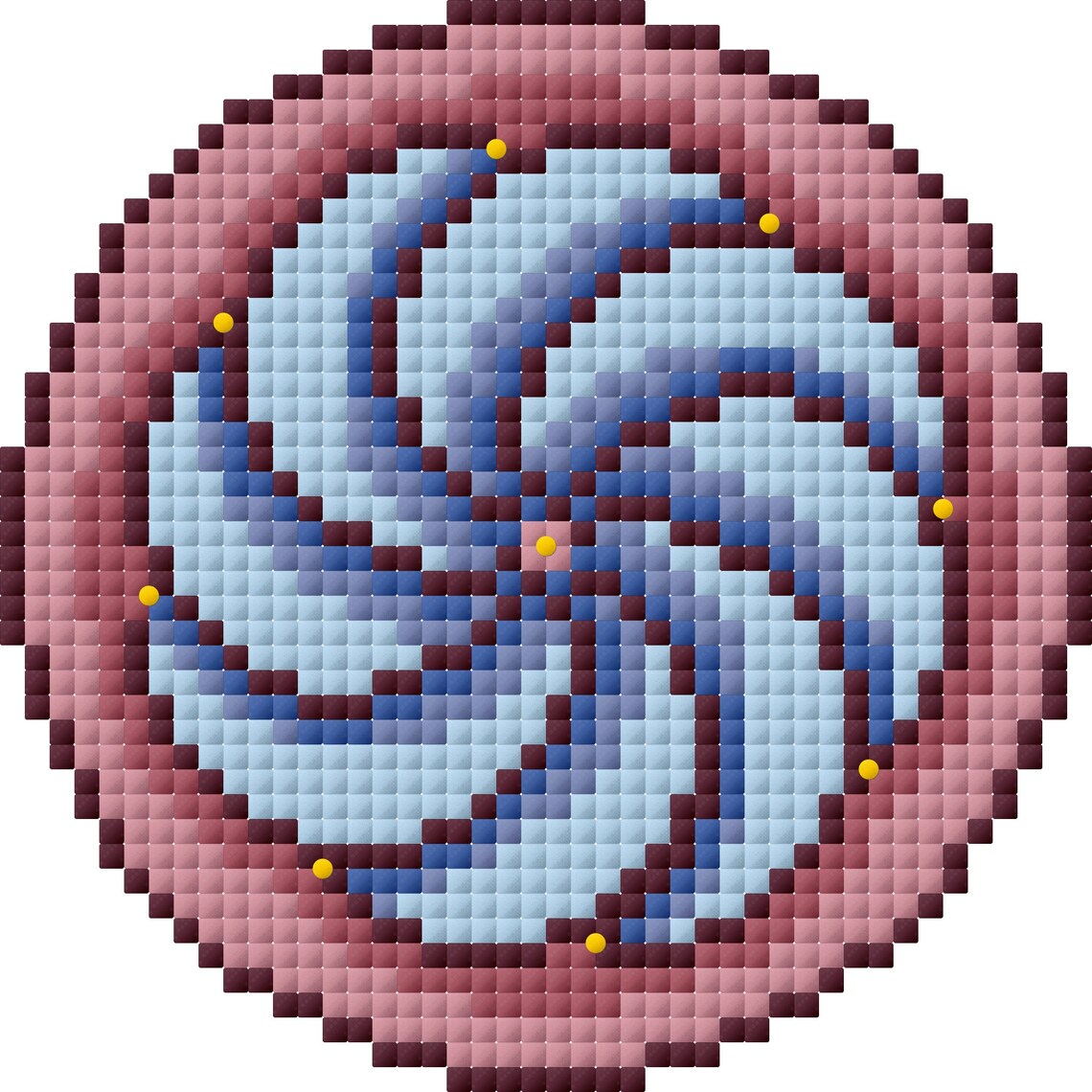 Arevakhach Armenian Eternity Sign Cross Stitch Pattern - Etsy
