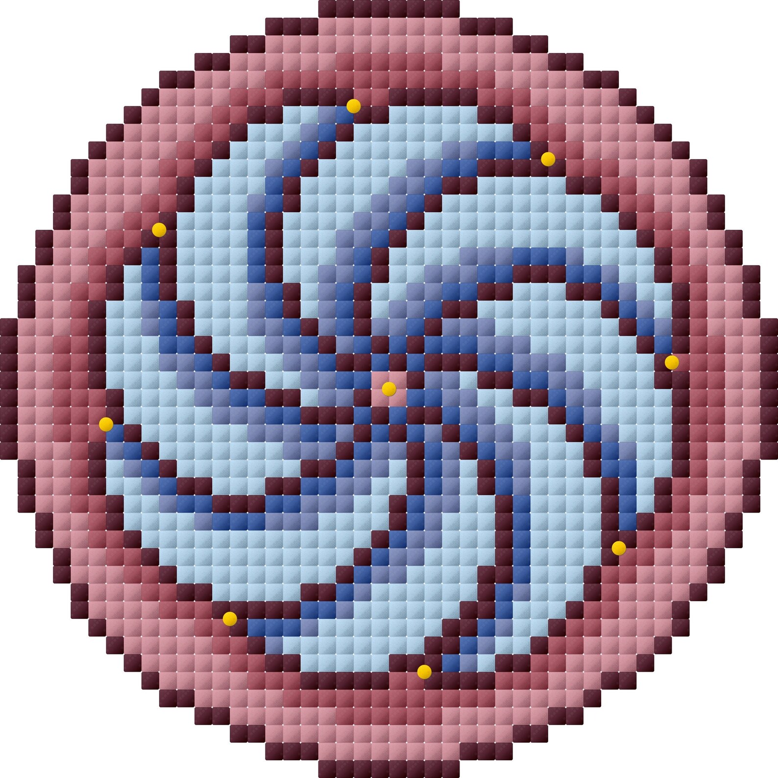 Arevakhach Armenian Eternity Sign Cross Stitch Pattern - Etsy