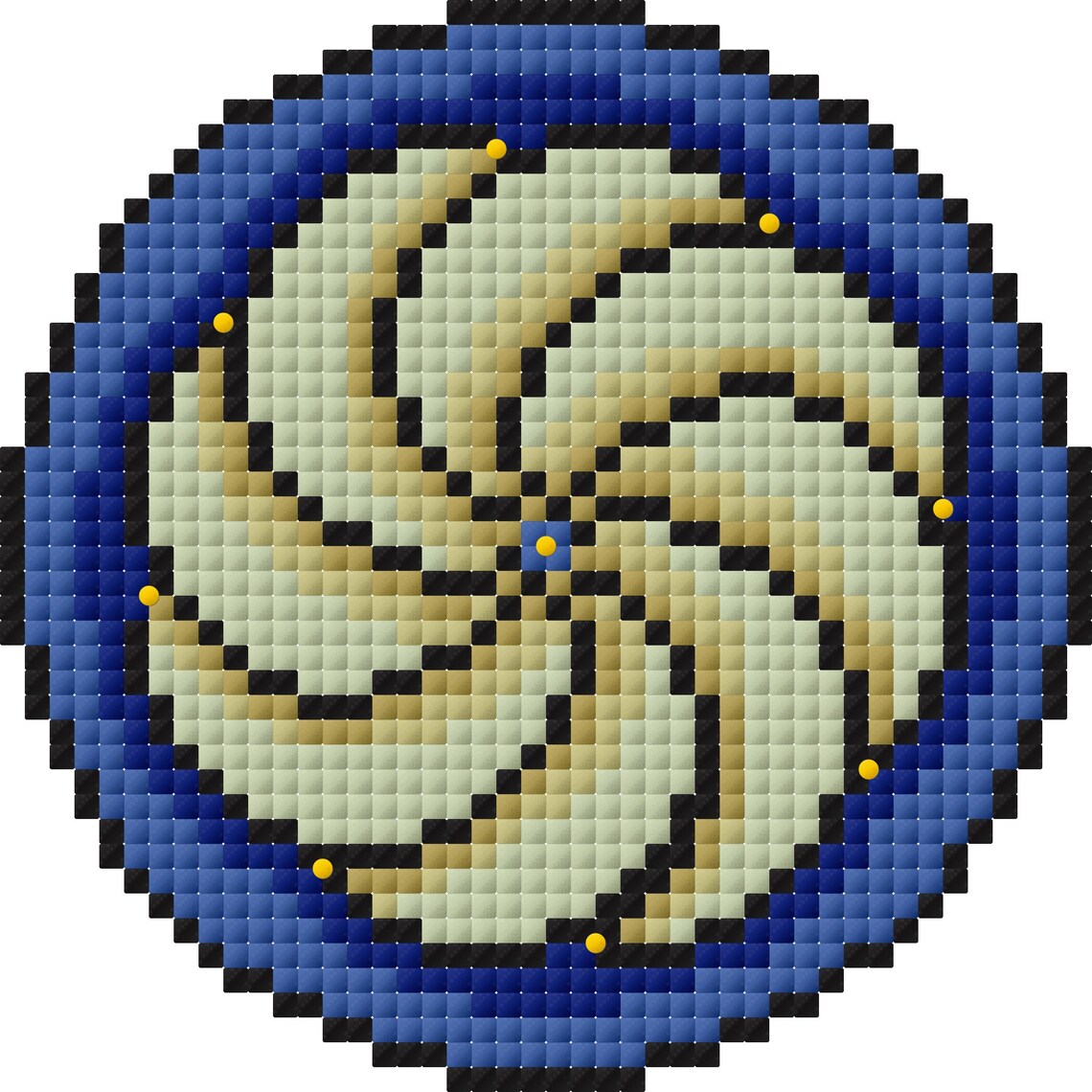 Arevakhach Armenian Eternity Sign Cross Stitch Pattern - Etsy