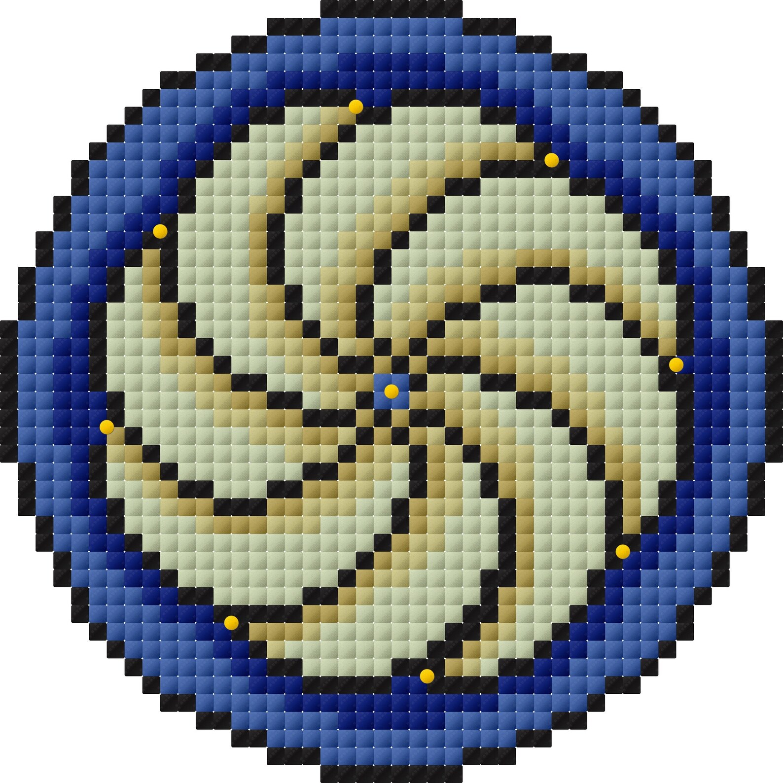 Arevakhach Armenian Eternity Sign Cross Stitch Pattern - Etsy