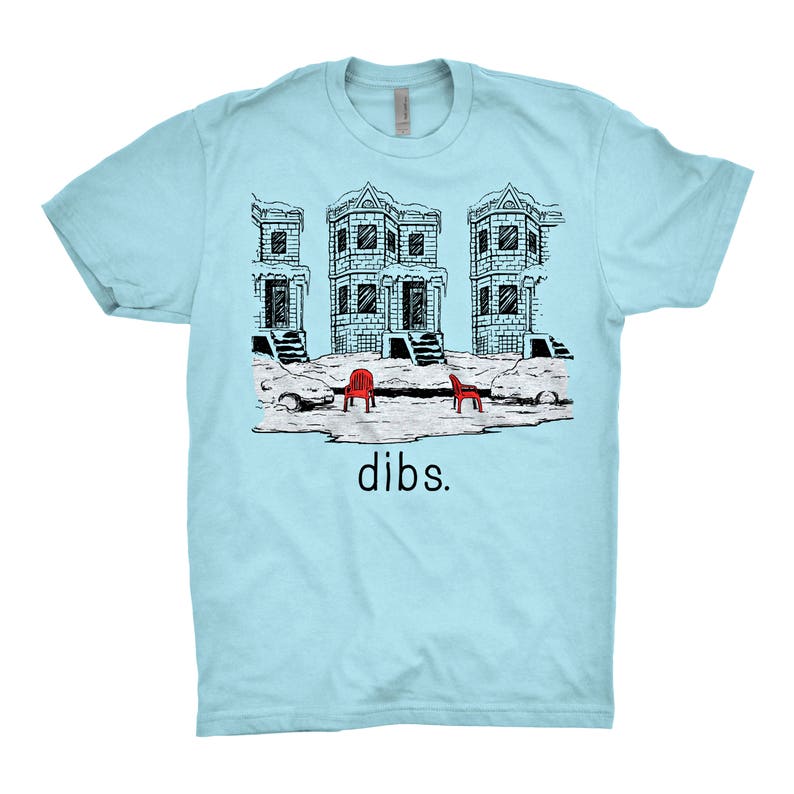 Dibs Parking Chicago T-shirt - Etsy