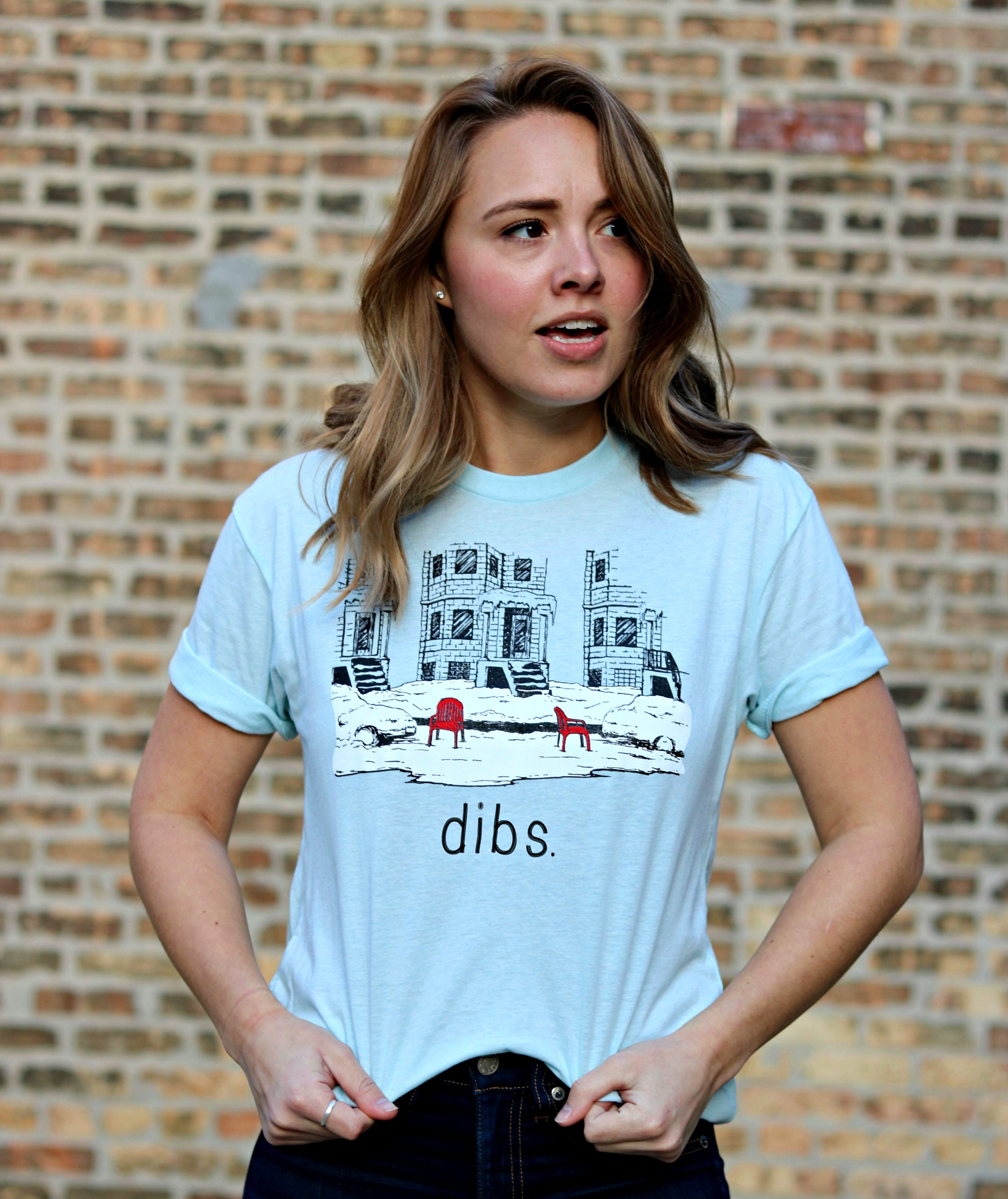 Dibs Parking Chicago T-shirt - Etsy