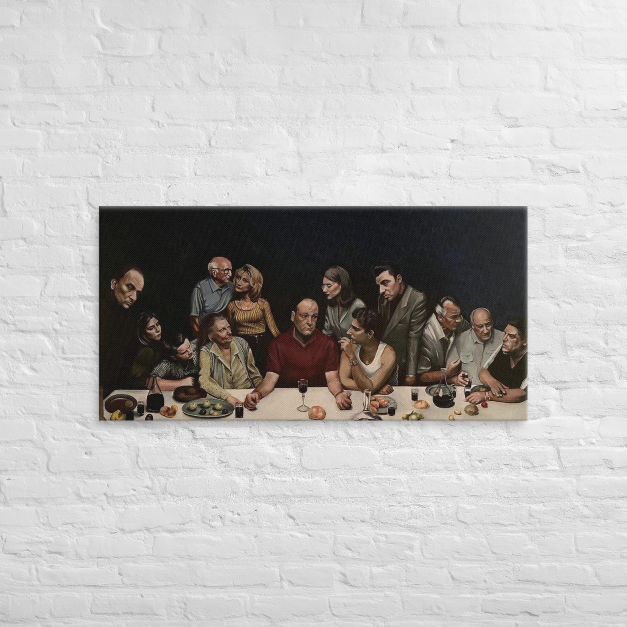 The Sopranos Canvas Art Print | Tony Soprano Wall Decor | Gift for TV ...