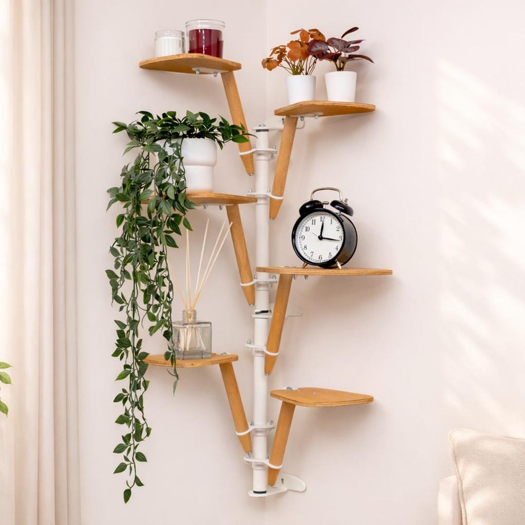 Custom Layout Wall Shelf, Adjustable and Modular Vertical Design - Etsy