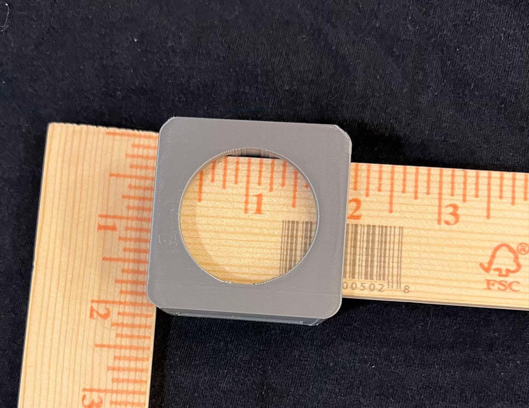 3D Printed Yardstick Adapter – Photo Measuring Tool for Clothing ...