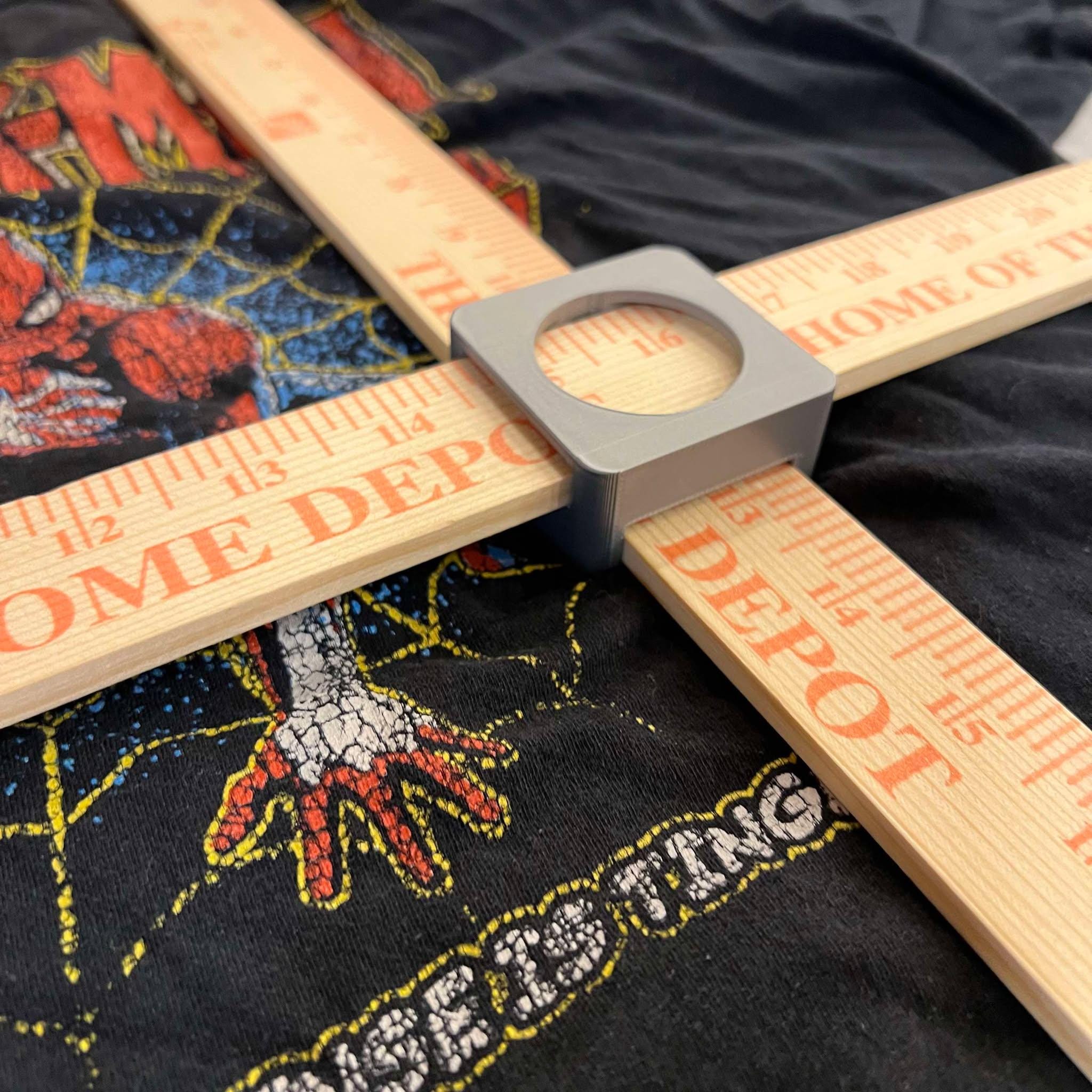 3D Printed Yardstick Adapter – Photo Measuring Tool for Clothing ...