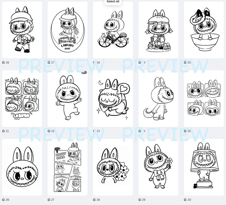45 Labubu Coloring Pages | Bold & Easy Coloring Pages for Adults and ...