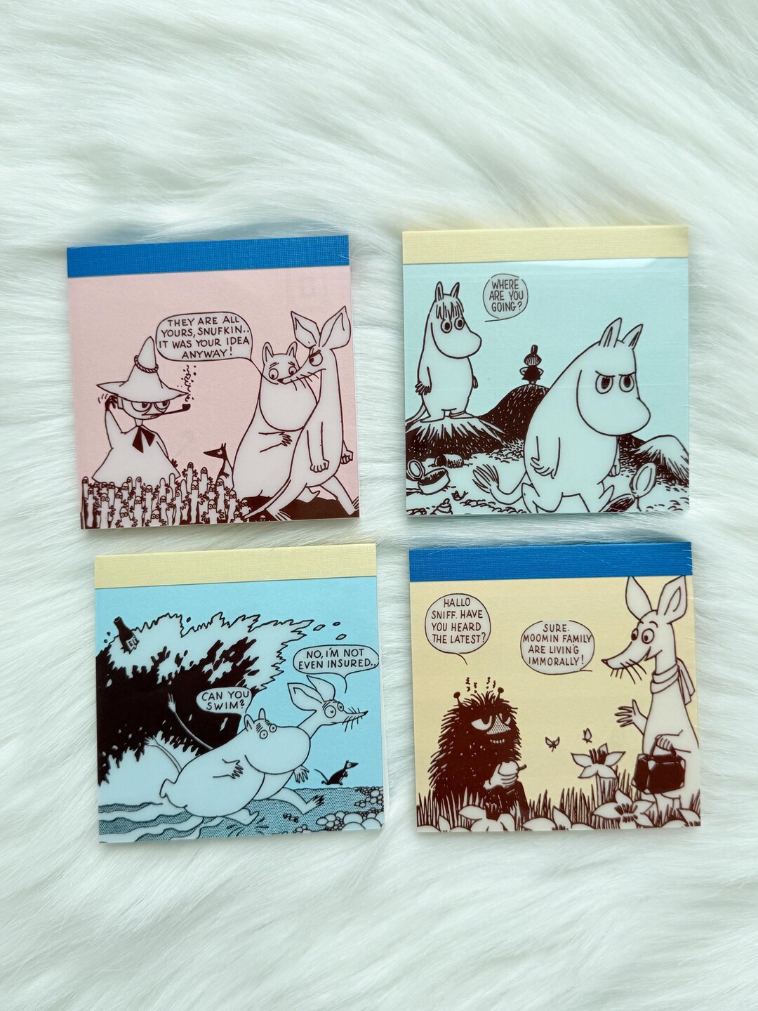 Moomin Comic Memo Pads - 60 Sheets - Etsy