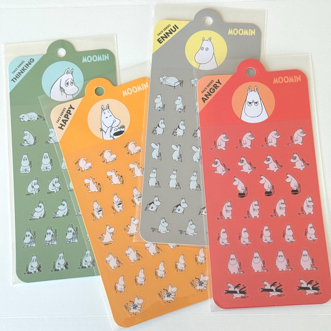 Moomin Stickers | Moomin X World Craft Face Sticker Sheets ...
