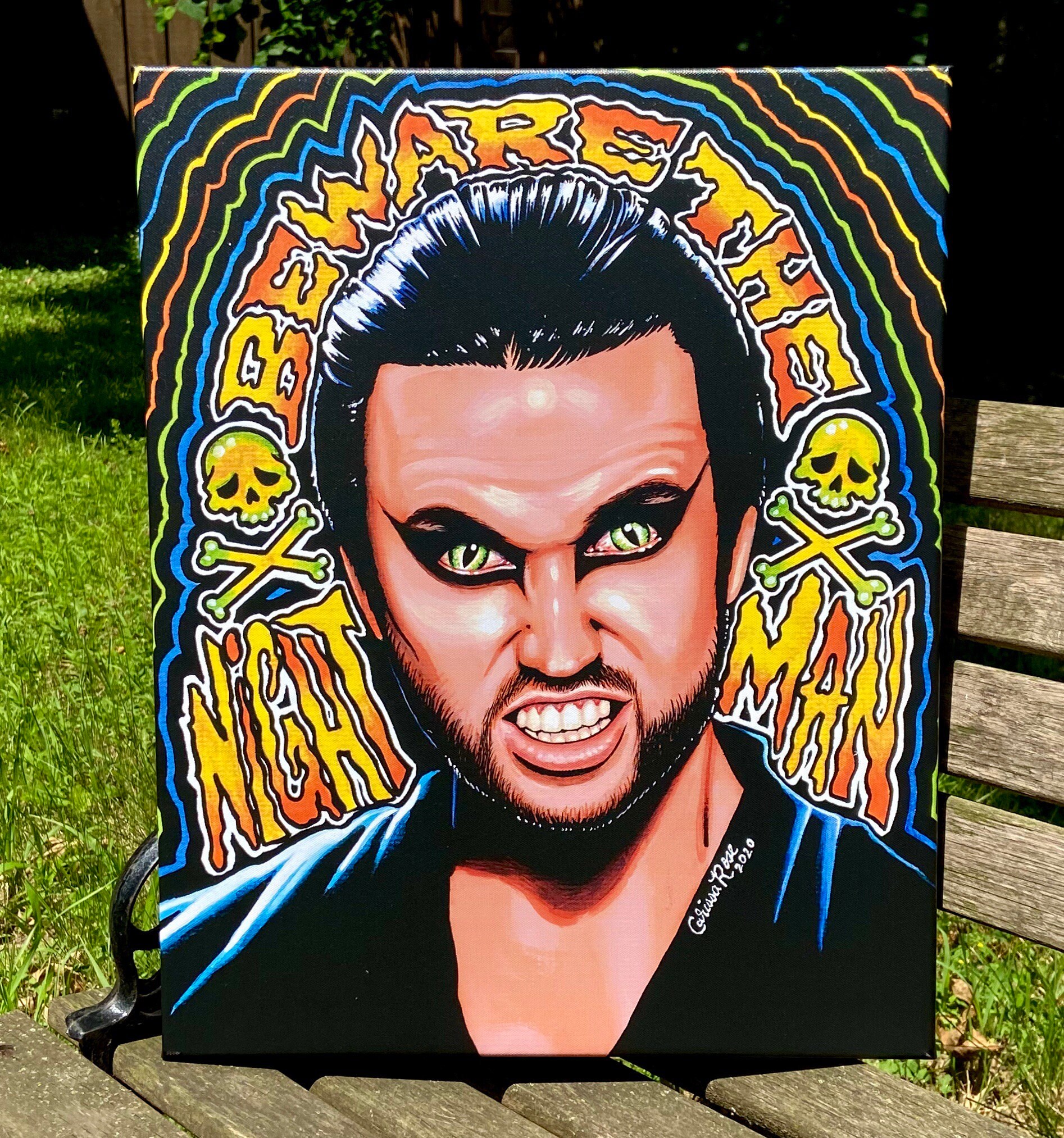 Wall Décor Beware the Nightman\u201d 16x20 in Stretched Canvas Print ...