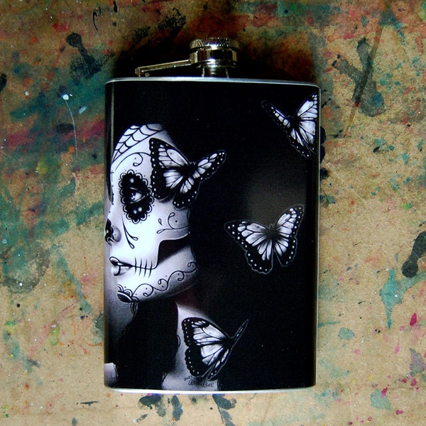 Skull Flask - Etsy