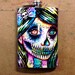 Stainless Steel 8 Oz. Hip Flask - Pop Art Horror Splatter Portrait ...