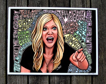 Sweet Dee the Big Flightless Bird 5x10 Print - Etsy