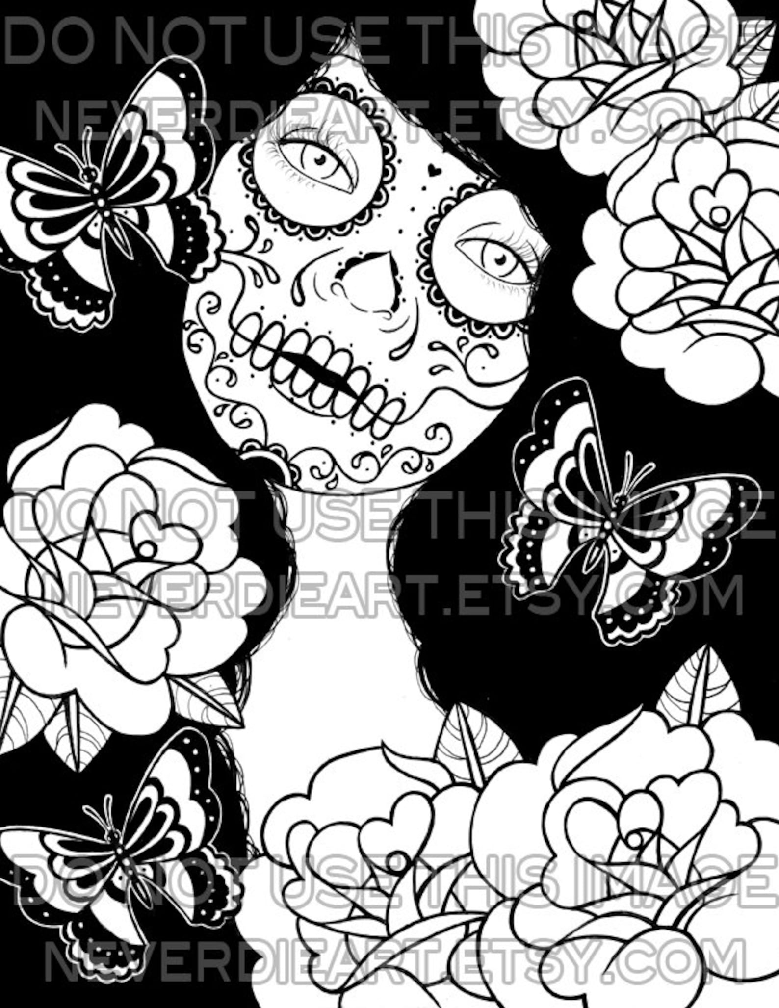 Digital Download Print Your Own Coloring Book Outline Page Etsy digital-download-print-your-own-coloring-book-outline-page-etsy