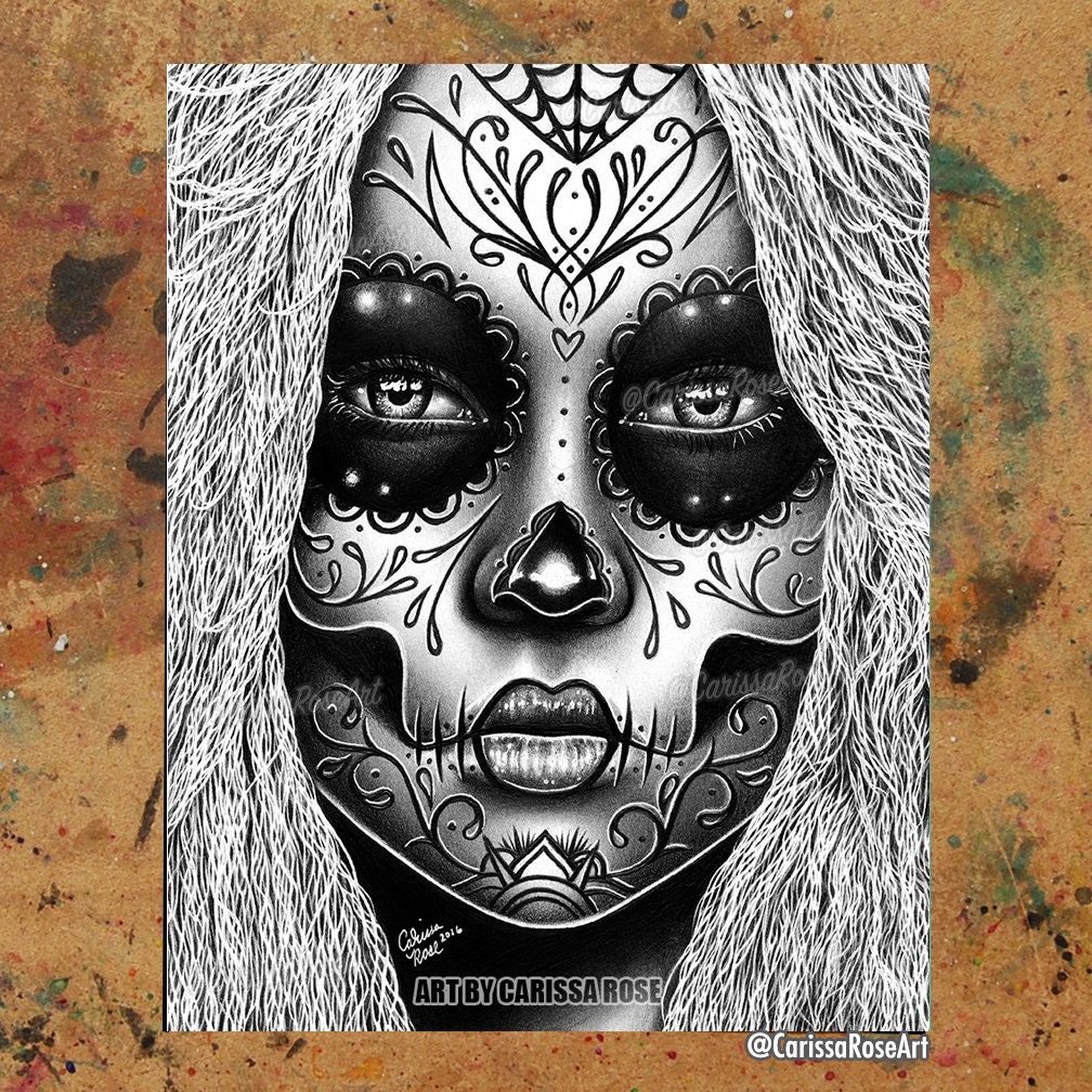 Day Of The Dead Girl Drawing