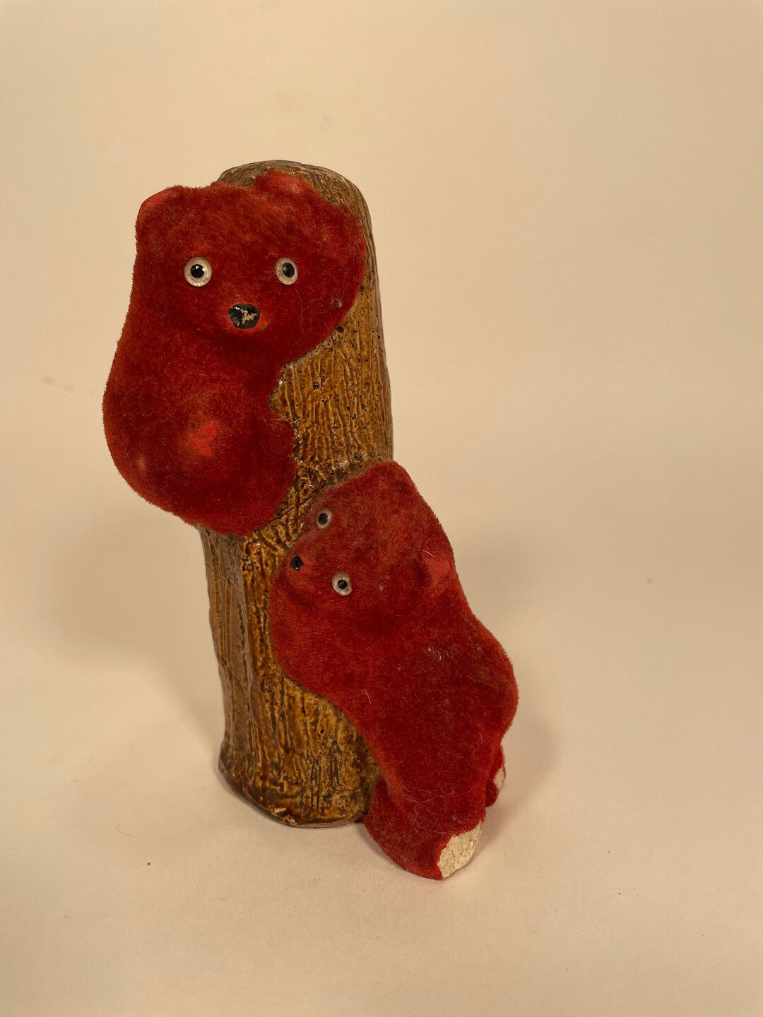 Flocked Bears - Etsy