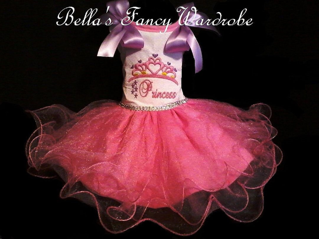 Pink Princess Dog Dress: Birthday Party Outfit - Etsy