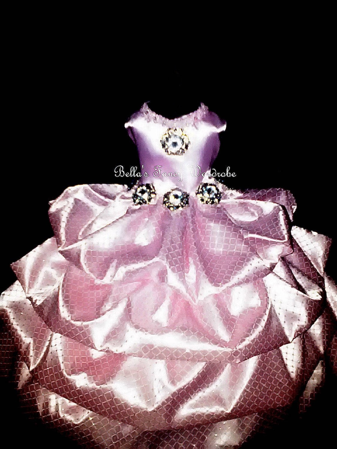 Pink Dog Dress, Couture Dog Dress, Formal Dog Dress, Bubble Dog Dress ...