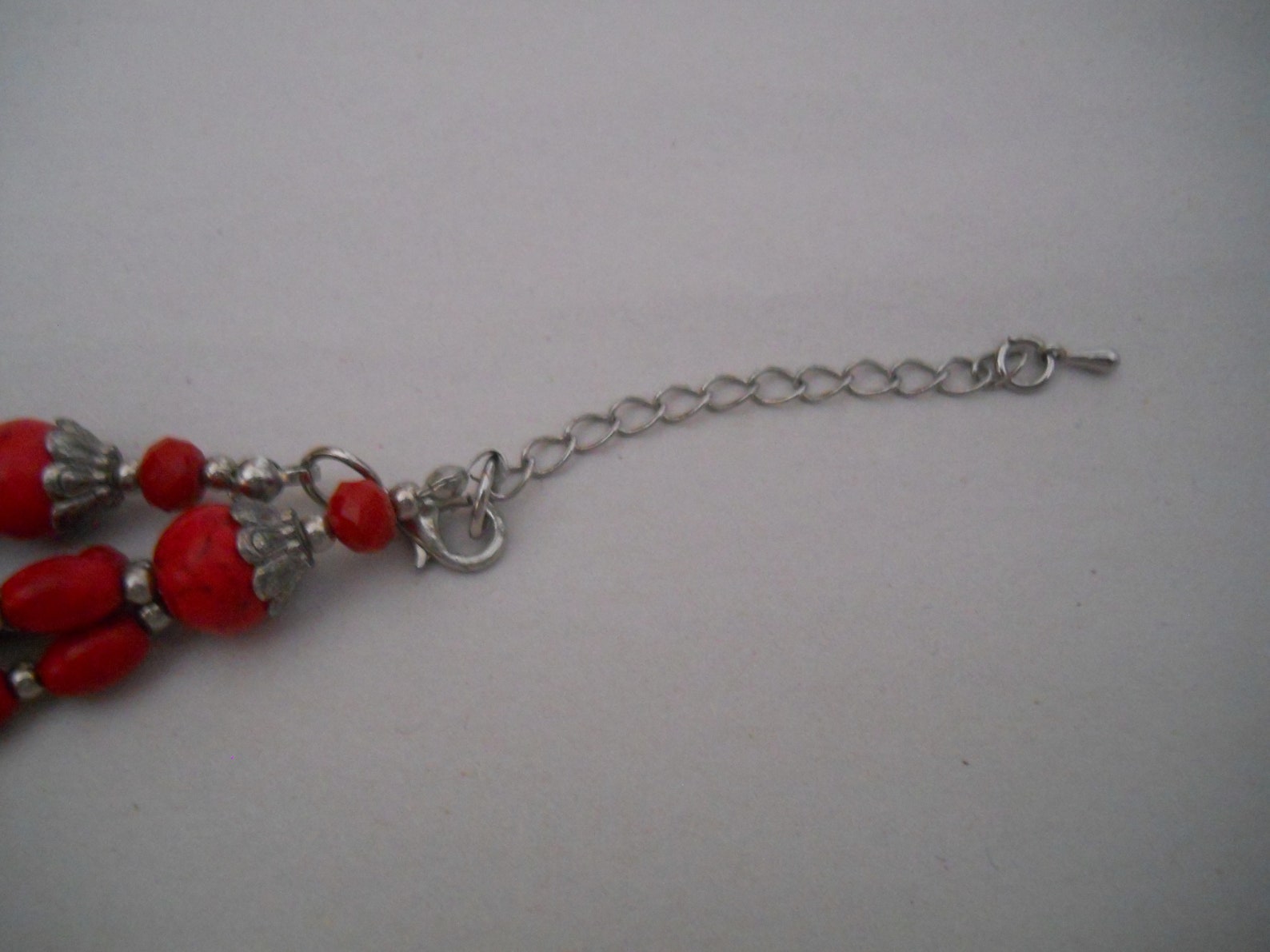 Three Strand Beaded Necklace - Etsy