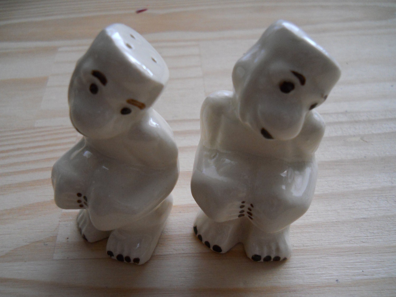 Vintage Monkey Salt and Pepper Shakers