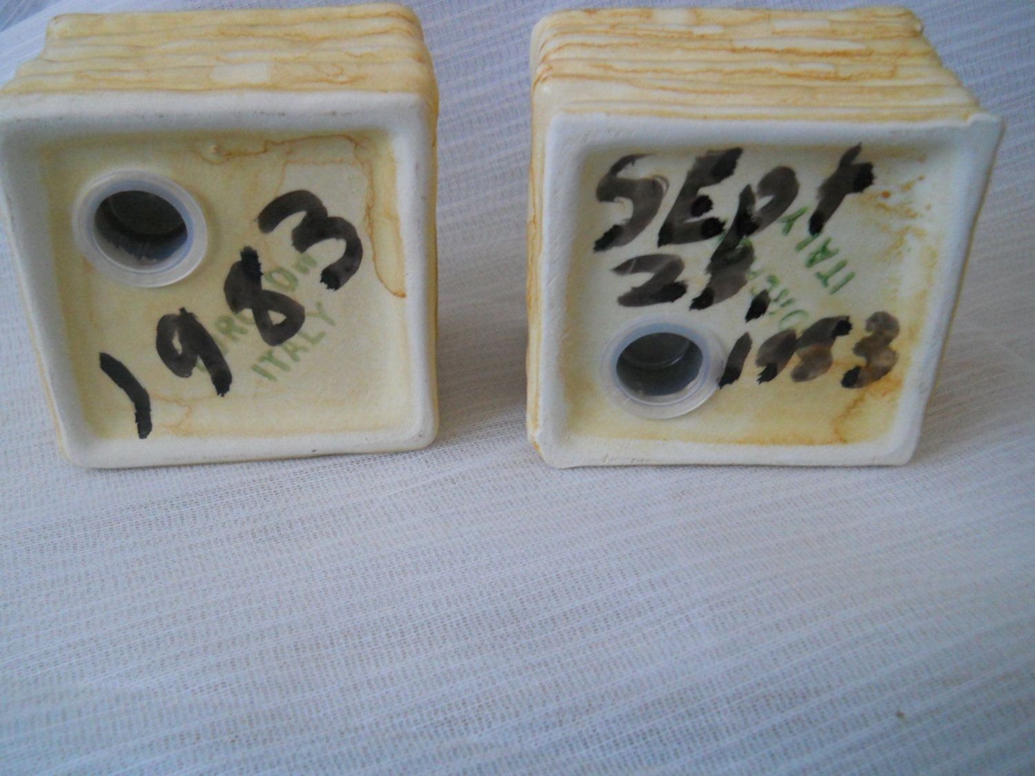Saltine Cracker Salt and Pepper Shakers - vintage, collectible, food ...