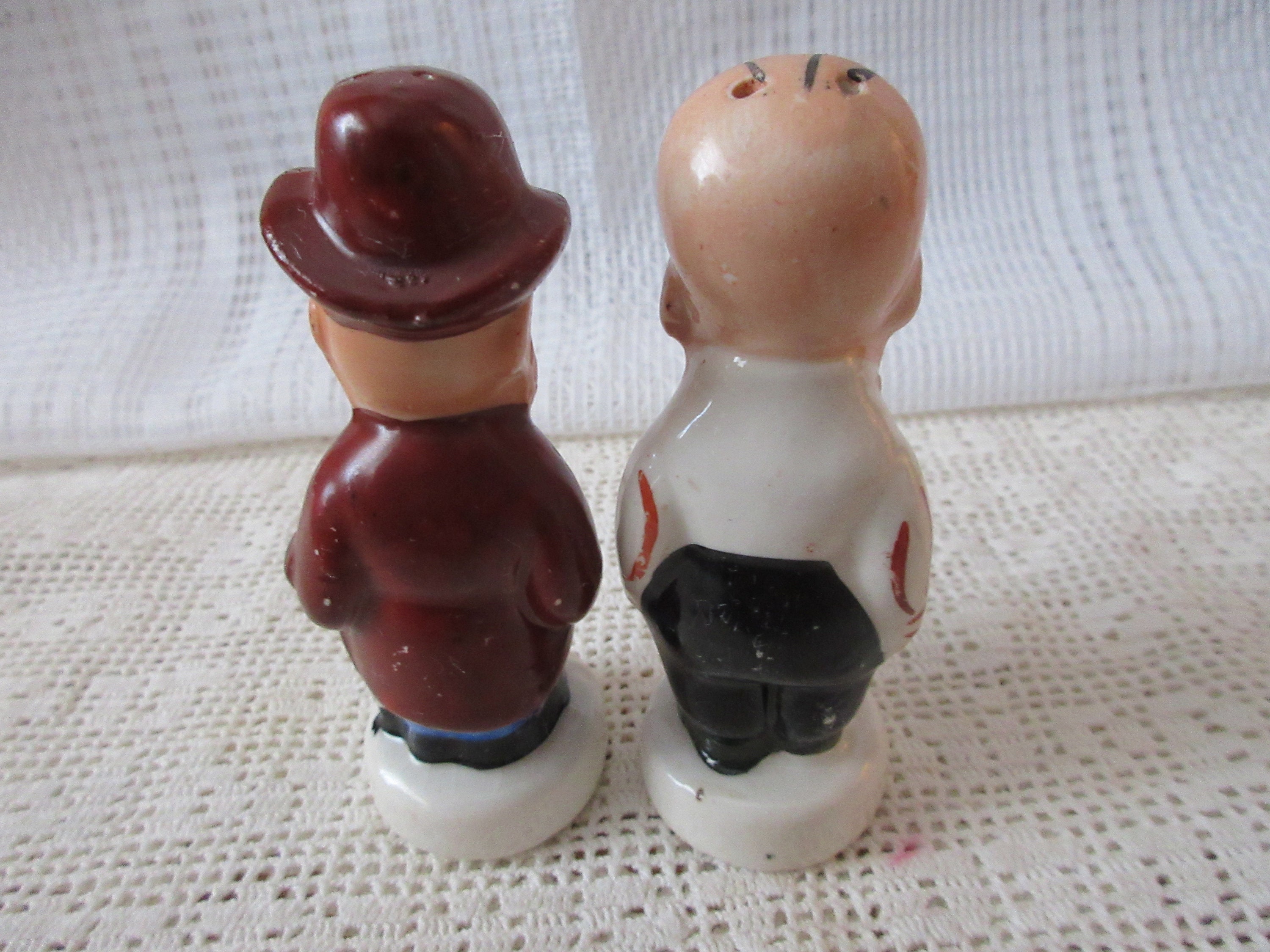 Grumpy Old Men with Pipes Salt and Pepper Shakers - vintage ...
