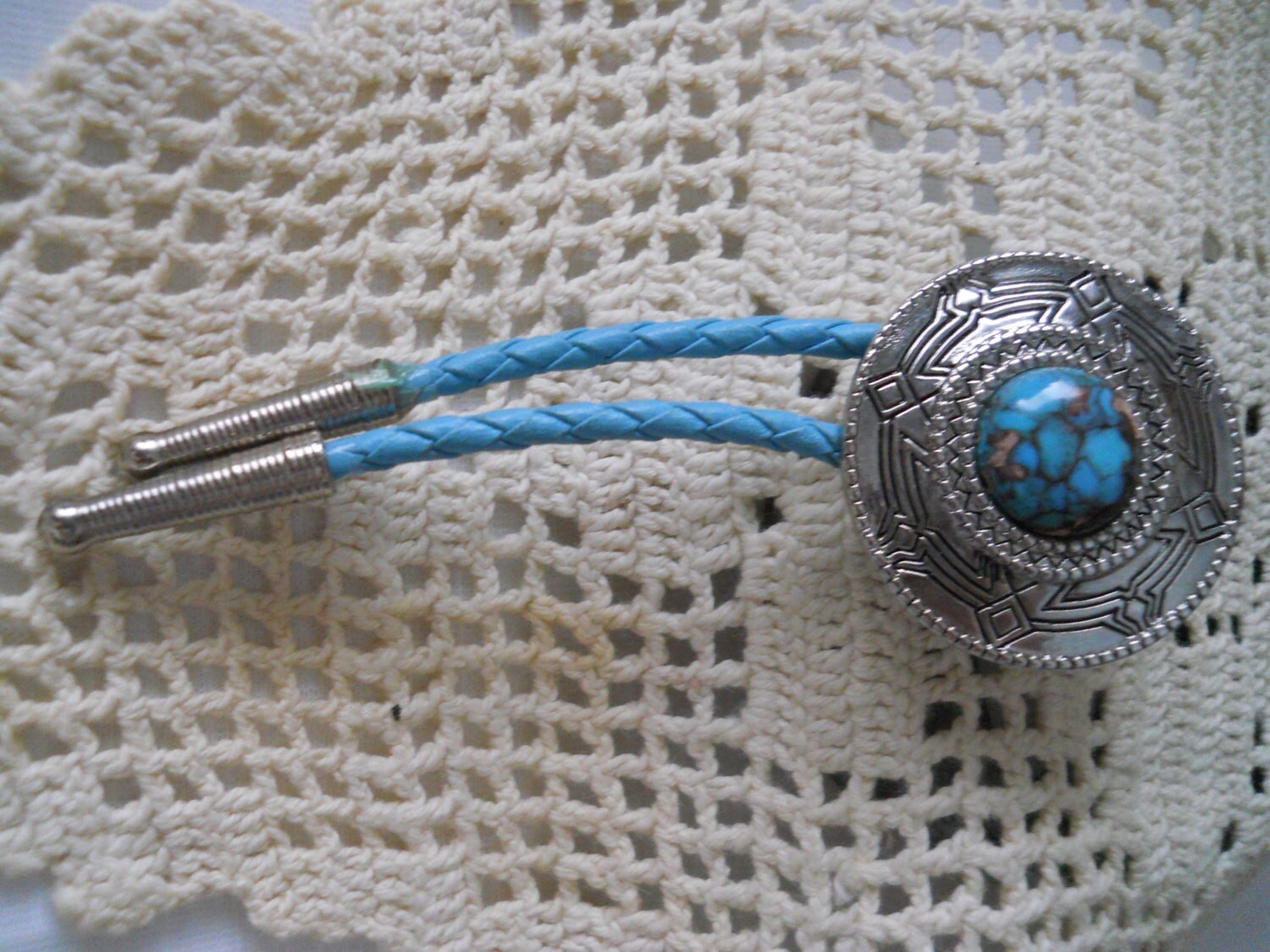 Turquoise Bolero Pin - vintage, collectible, brooch