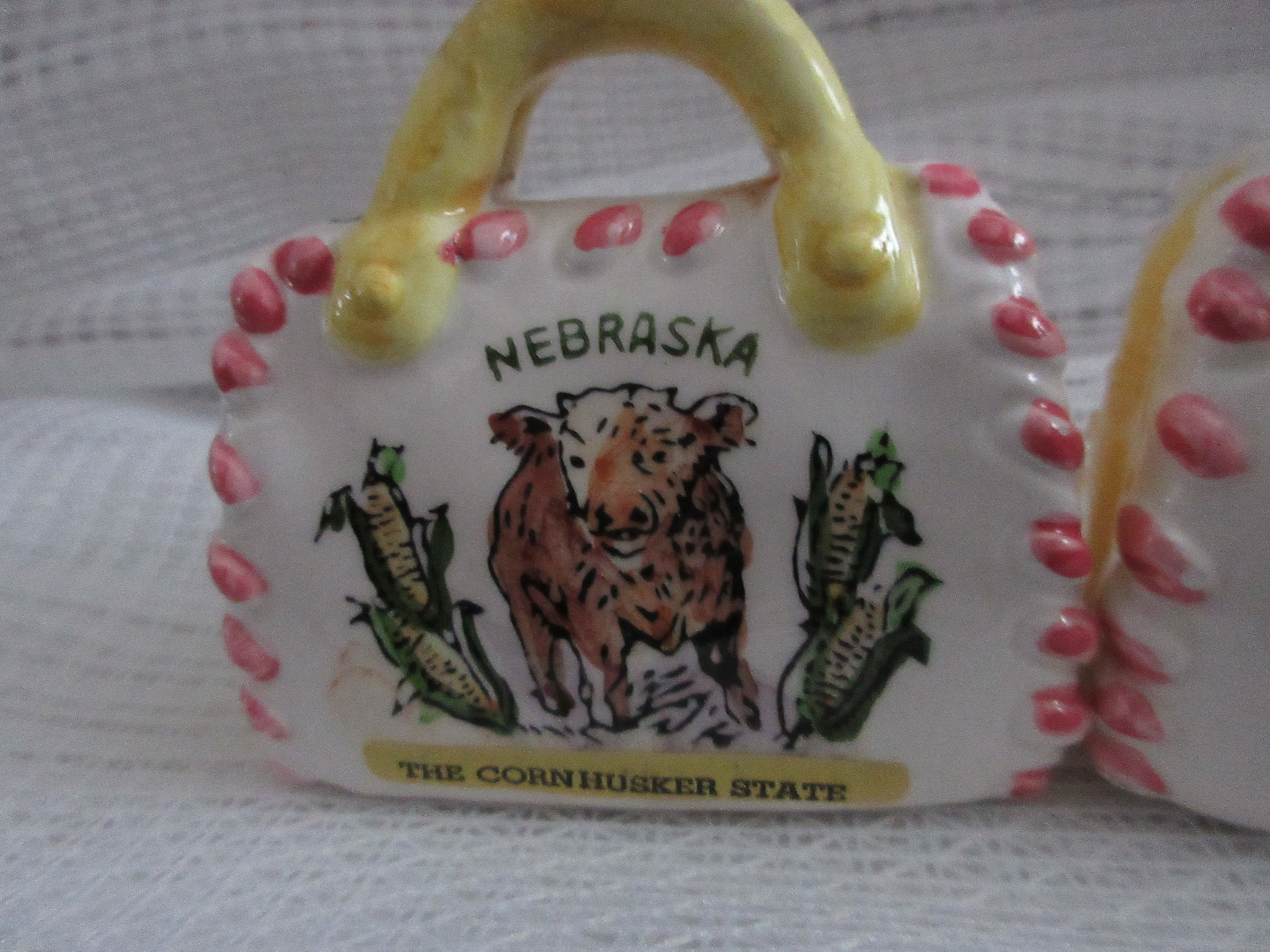 Nebraska Travel Bags The Cornhusker State - RARE, vintage, collectible ...