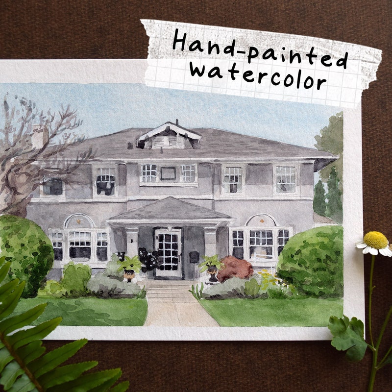 House Painting From Photo - Etsy