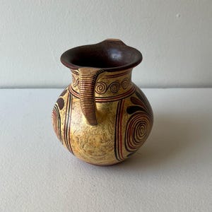 Vintage Ancient Greek Pottery Handmade Museum Reproduction, 4.5 Amphora ...